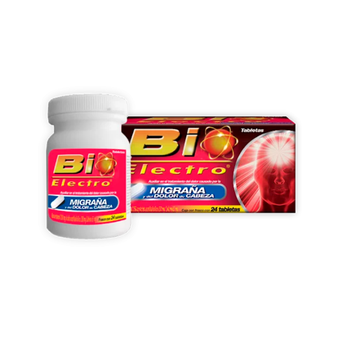 Bio-Electro 250mg/250mg/65mg 24 tabletas - Farmacias PuntoMX Queretaro