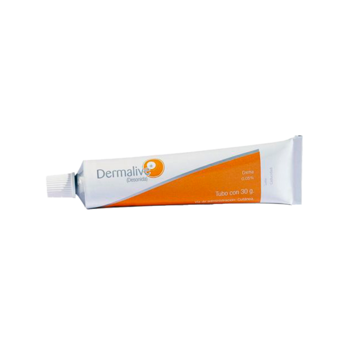 Dermalive desonida 0.05% Crema 30g - Farmacias PuntoMX Queretaro