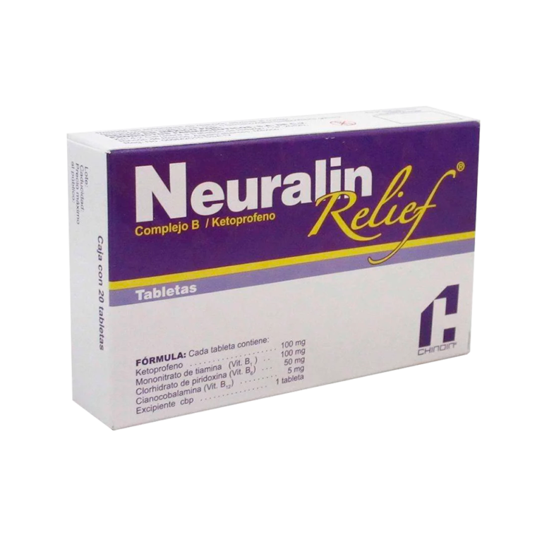 Neuralin Relief oral 20 tabletas - Farmacias PuntoMX Queretaro