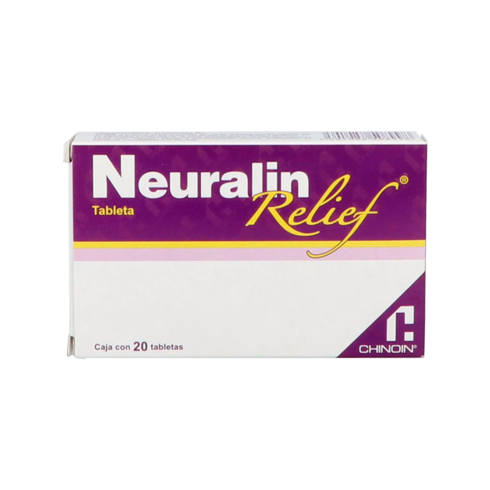 Neuralin Relief oral 20 tabletas - Farmacias PuntoMX Queretaro