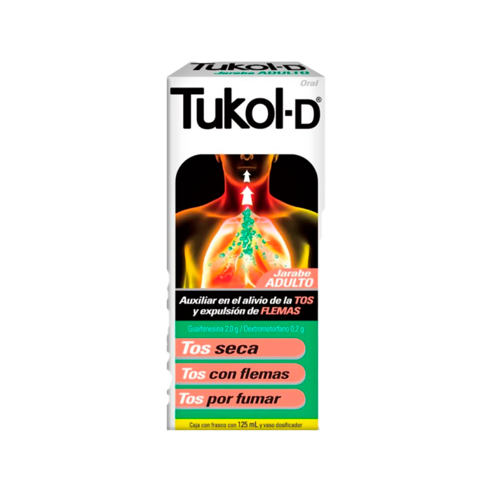 Tukol-D Jarabe para Tos Adulto 125 ml - Farmacias PuntoMX Queretaro
